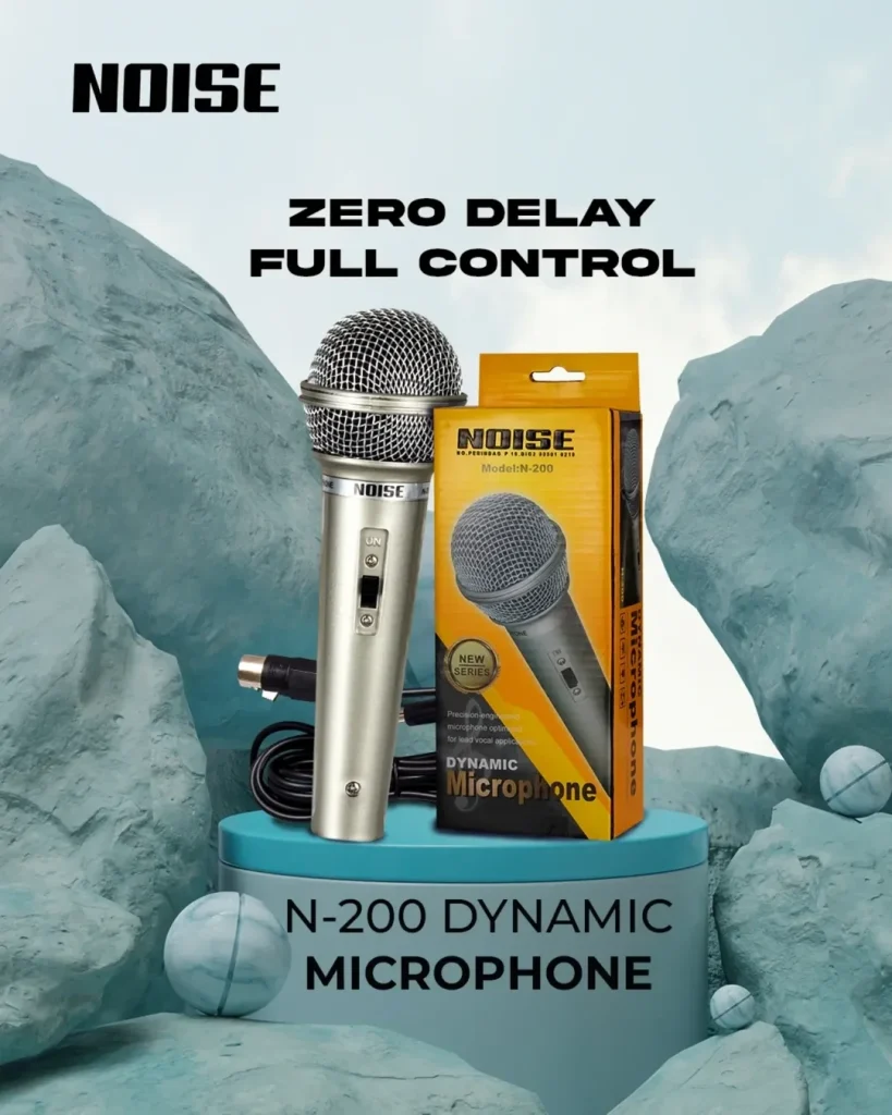 NOISE N200 Dynamic Microphone: Suara Stabil untuk Live Performance dan ...