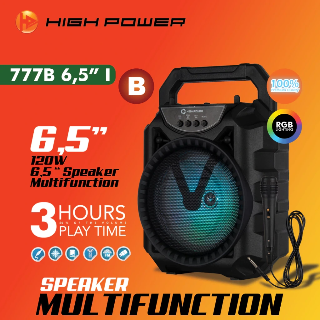 HIGH POWER Speaker 777 B 6,5 inch 1 - NOISE